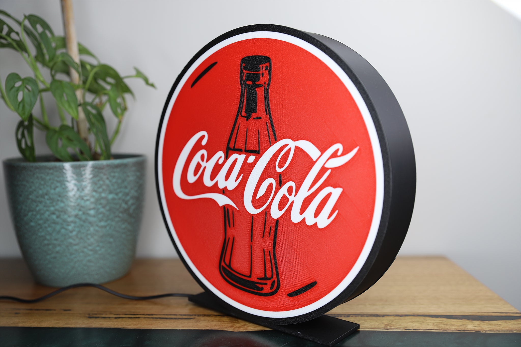 Coca-Cola Light Box - 3D Printed Classic Logo Decor | The 3D Print Smiths