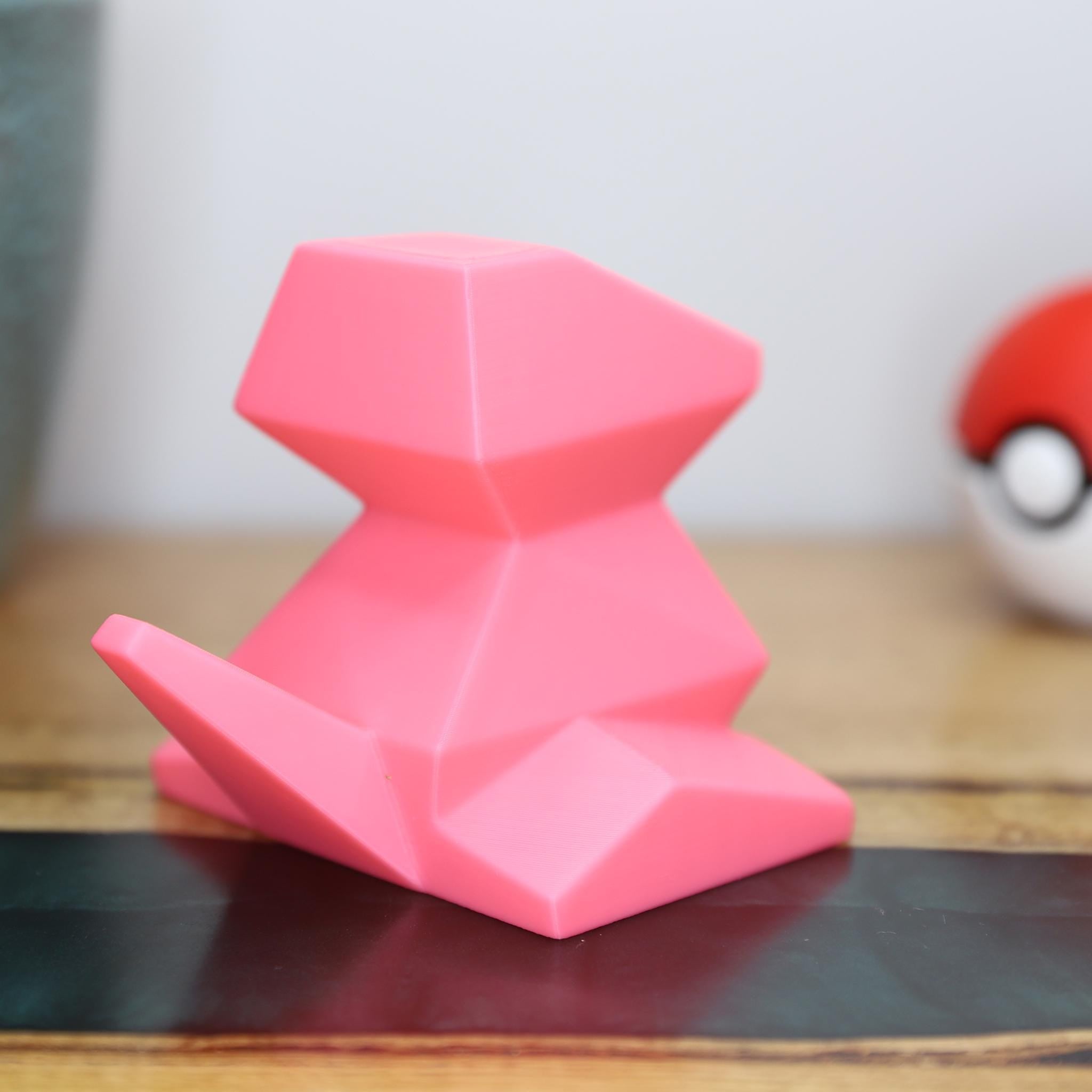 Low Poly 3D Printed Porygon Figurine - Retro Model | 3D Print Smiths