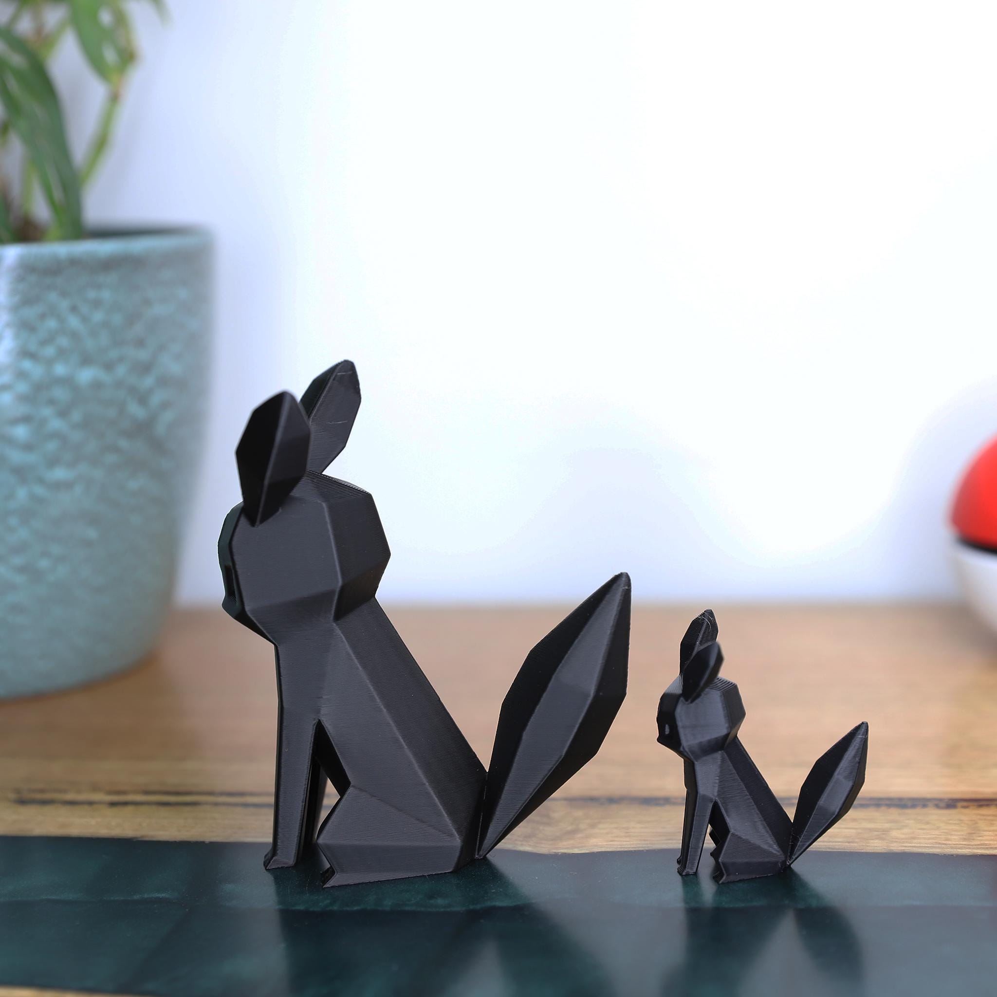 Low Poly 3D Printed Umbreon Figurine - Retro Model | 3D Print Smiths